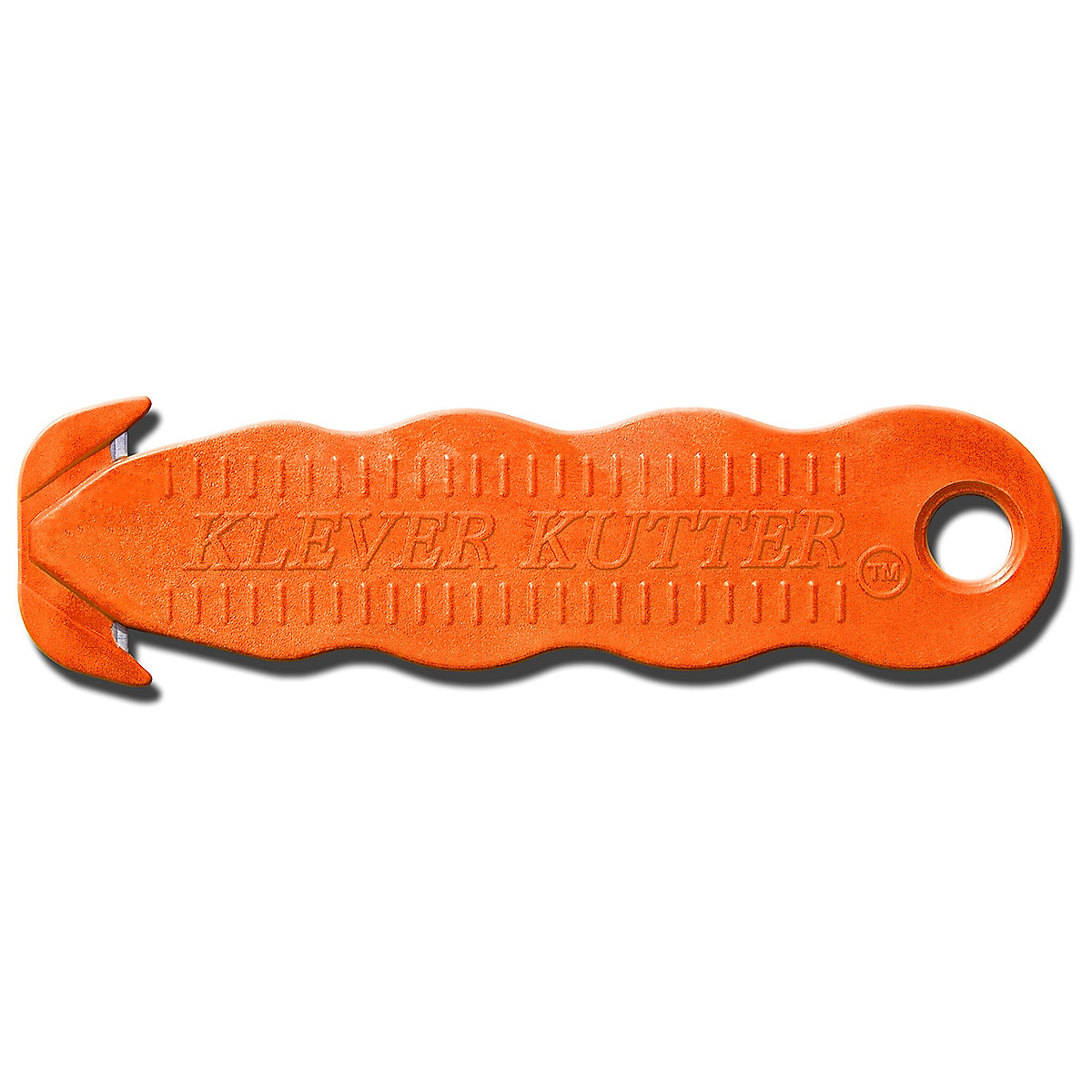 Klever KCJ-1G Safety Cutter, 4-5/8", Orange