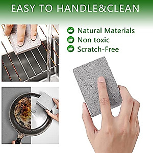 SPE HEALTH PRO Grill Stone Cleaning Block Grill Brick Cleaning Stone Grill Cleaning Brick Block BBQ Grill Cleaner Brick Pumice Stone Cleaning-4 Pack