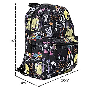 Disney Nightmare Before Christmas 16" Laptop Backpack Cargo Jack Skellington AOP
