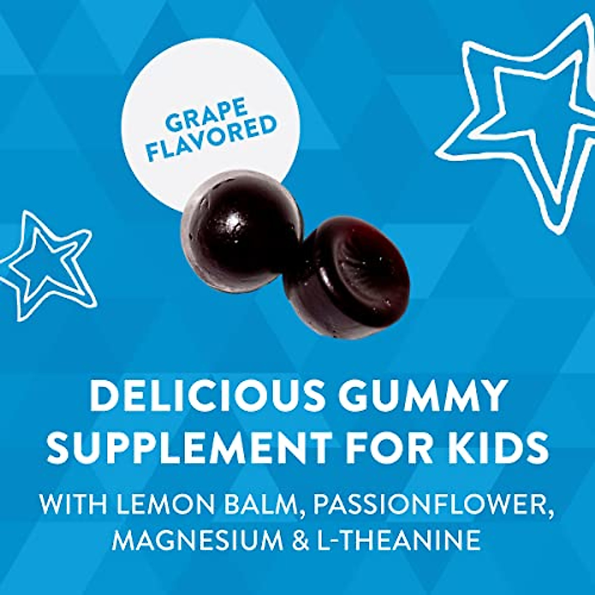 Nature's Way Kids Cool, Calm & Collected, Ages 8+, Grape Flavored, 40 Vegetarian Gummies