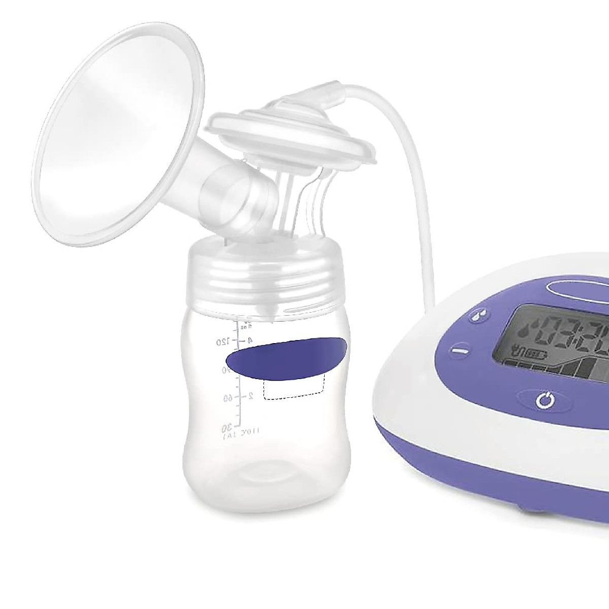 Maymom Pump Parts Compatible with Lansinoh Breastpump,Flange, Wide-Mouth Connector,Valve, Tubing and Backflow Protector, Not Original Lansinoh Accessories. (Flange 21mm)