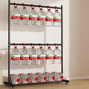 Bold and Heighten 2 Layers Metal Clothes Drying Rack Laundry Drying Rack, Sheet Quilts Blanket Drying Rack, Heavy Duty Garment Rack For Indoor Outdoor 1.5M/150cm/59 Inches（Black）