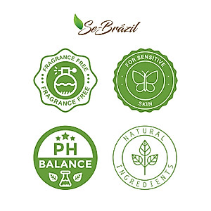 Personal Cleansing Bar by Se-Brázil All Natural Soap-Free Organic Ingredients for Intimate Cleansing and Hydration, Cleansing Bar for Sensitive Skin, Body Odor and pH Balance, Fragrance-Free