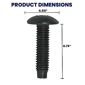 RackGold® 12-24#3 Phillips Rack Screws 100 Pack - USA Made