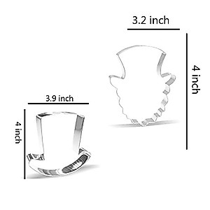 Large St. Patrick’s Day Cookie Cutter set - 8 Piece - Stainless Steel
