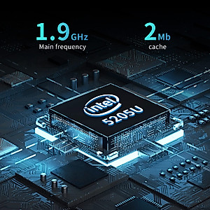 TOPOSH Windows 10 Laptop,15.6 inch PC Notebook,8GB RAM+256GB SSD,Intel Celeron 5205U,for Business use,Backlit Keyboard Dual Core,WiFi Bluetooth-Silver