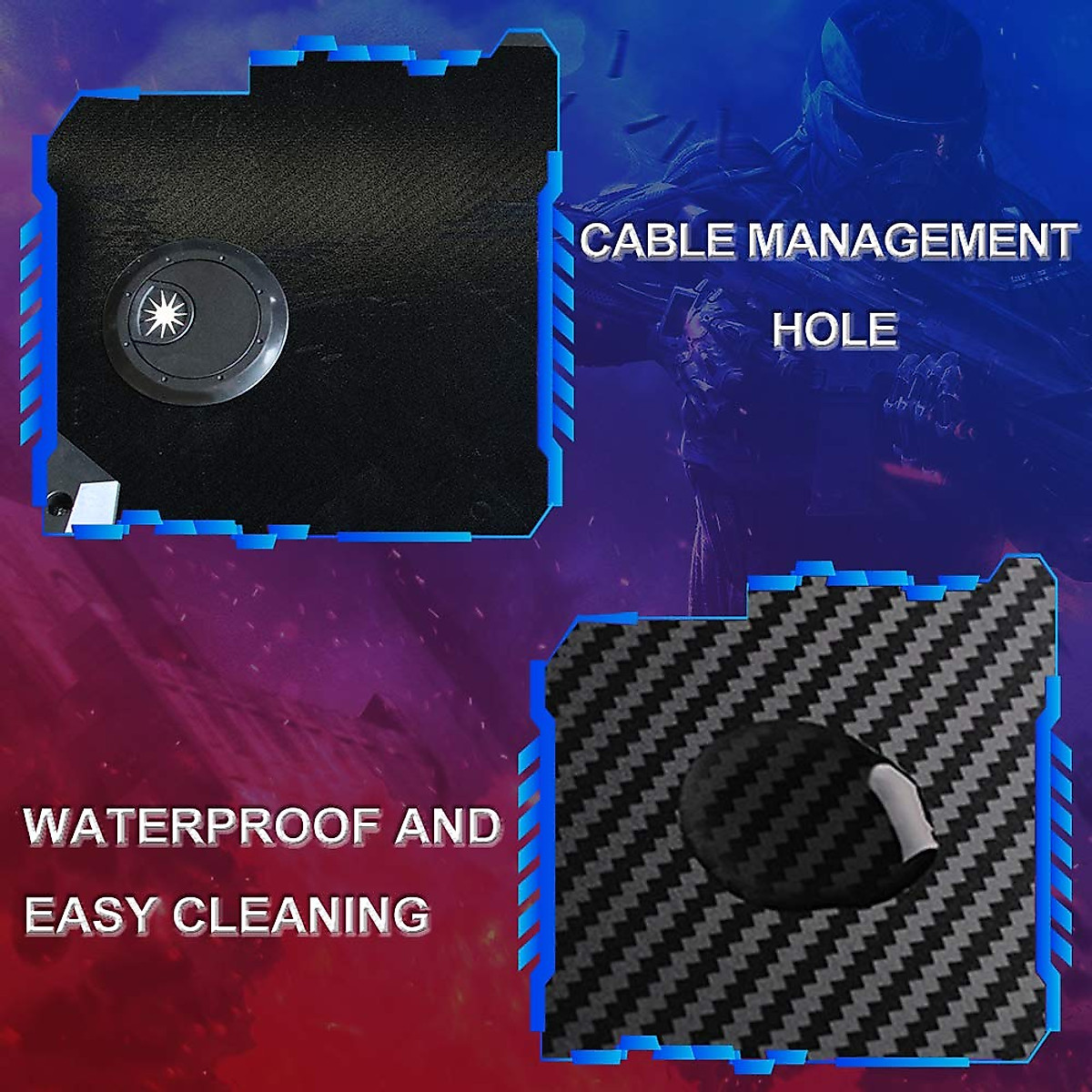 N /A NEWPUTE Office Gaming Desk 43.31"x23.62", Computer Table, K Shaped E-Sports Racing Desk with Led Lights, Controller Stand, Cup Holder, Headphone Hook All in One for Home Office…