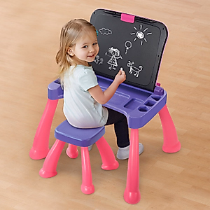 VTech Touch and Learn Activity Desk Deluxe, Pink