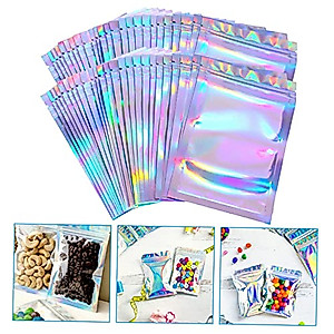 Dime Bag 100pcs Plastic Bag Plastic Bags Plastic Earrings Plastic Sealable Bags Resealable Jewelry Bags Clear Plastic Clear Sealed Bag Jewelry Packing Bags Earring Bags Small Bags