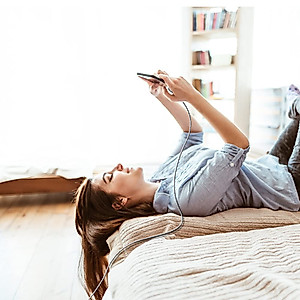 iPhone Charger 20FT/6M [Apple MFi Certified] Lightning Cable Extra Long iPhone Charging Cord Nylon Braided Fast Apple Charger Cable 2.4A for iPhone 12 11 Pro X XS Max XR/8 Plus/7 Plus/6/6s Plus-Silver