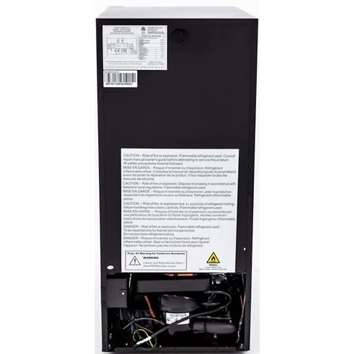 Avanti BCA3115S3S Beverage Cooler with Glass Door 72 Can Mini Refrigerator with Lock for Beer Soda Water Wine with Digital Temperature, 3.1 cu. ft, Black