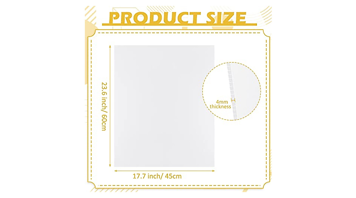 Patelai 12 Pack Corrugated Plastic Sign Sheets - Durable & Versatile