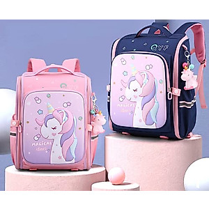 Mylshbest Backpack, Cute Cartoon Large Capacity Student Laptop Backpacks BookBag, Travel Daypack for Boys Girls