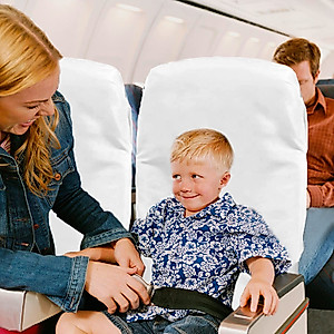 Lainrrew 6 Pcs Disposable Airplane Seat Covers, Non-Woven Fabric Safety Protection Seat Cover Portable Disposable Seat Protectors for Airplane, Train, Bus, Car, Airplane, Office, Movie Theatre