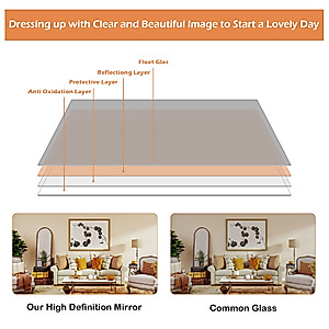 AODAILIHB White Shoe Cabinet for Entryway Slim, Narrow Freestanding Shoe Rack with 4 Flip Drawers&Mirror, Wood Shoe Storage Organizer for Closet, Apartment, and Corridor (Mirror Cabinet)