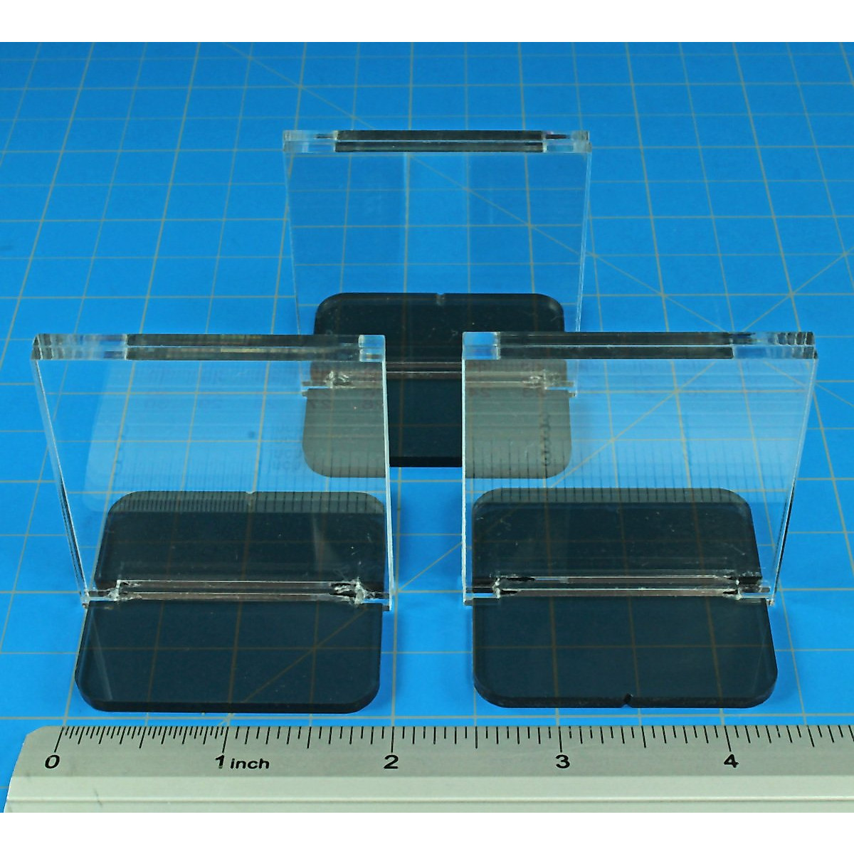 LITKO Paper Figure Holder | Game Card Holder | Paper Miniature Counter Bases (Square Base, 2x2-Inch Slot)