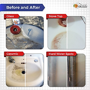 Bring It On Cleaner Drill Brush Attachment Set - Power Scrubber Brush Cleaning Kit & 5 Inch Extension, 3 Brushes Use On Grout, Cars, Bathroom Surfaces, Tile, Baseboard, Shower & Tubs