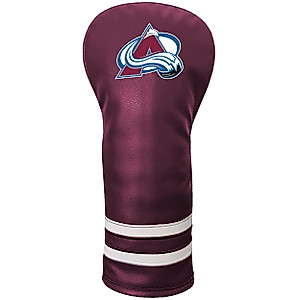 Team Golf NHL Colorado Avalanche Vintage Fairway Headcover (Color) - Printed Team Golf NHL Vintage Fairway Headcover (Printed), Fits All Fairway, Hybrid and Utility Clubs