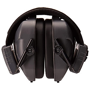 Walker's XCEL 500BT Electronic Active Shooting Hearing Protection & Enhancement Earmuffs w/ 4 Listening Modes & Bluetooth Connectivity, Gray (2 Pack)