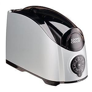 Cooper Cooler - Rapid Beverage and Wine Chiller, Automatic Touchpad Wine Bottler Chiller, Silver, for Dormitory