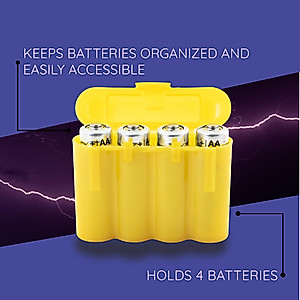 EBC Battery 2 Gold Plastic AA AAA Battery Holder Box Storage Cases