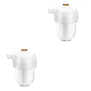 PLAFOPE 2pcs Filter Compact Washer flushable Shower Water Small Laundry Machine Small hot Water heaters Front Load Washer Plastic Heater Purifier White Water Washing Machine pp Cotton