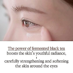 PYUNKANG YUL Black Tea Time Reverse Eye Cream - Hyaluronic Acids, Ceramide Rich Nourishment Eye Cream Making Moisture Barrier and Peptides Increasing Skin Elasticity - Fermented Black Tea - 0.85 Fl Oz