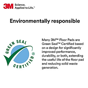 3M Black Stripper Pad 7200, 13" Floor Care Pad (Case of 5)