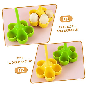 FELTECHELECTR 2 Pcs Silicone Cookers for Poached Flexible Holders for Kitchen Use Ideal for Easy Cooking and Meal Prep