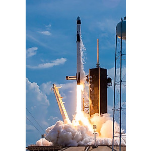 wltk Space X Falcon 9 + Dragon 1/233 Diecast Rocket Model