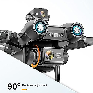 RKSTD Mini Rc Drone, Optical Flow Positioning RC Quadcopter, With High-definition Camera, Altitude Hold, Headless Mode, Waypoint Flight, Foldable FPV Rc Drone, Holiday Gift