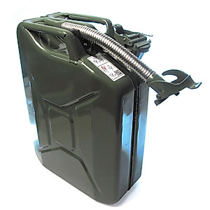 NATO Long-Nose Flexible Jerry Can Spout/Nozzle, Fits Wavian or VALPRO NATO Euro Military Spec Cans (Olive Drab)