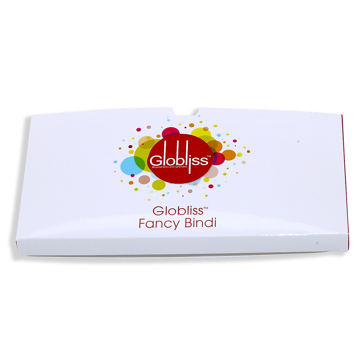 Globliss 6 Packs with 42 Long Indian Bindis face Gems Forehead Sticker Silver Golden Colorful