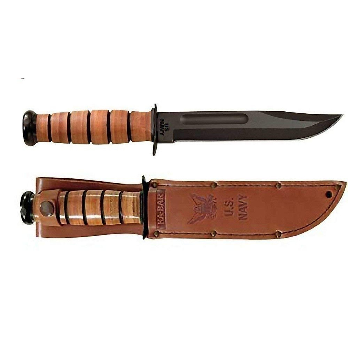 Full-size Brown Leather USN Sheath