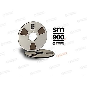 NEW RTM PYRAL BASF SM900 1/4" 2500' 762m 10.5" Metal Reel NAB Hinged Box RMG/EMTEC Studio Mastering Tape R34620