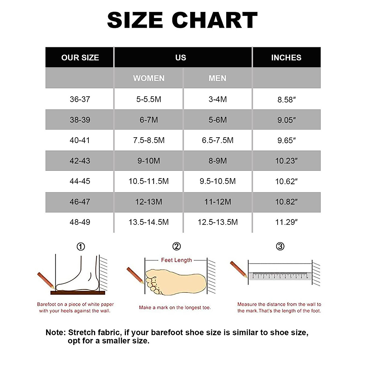 Unisex Water Shoes Quick-Drying Beach Aqua Shoes for Women Men Black 2 Pack