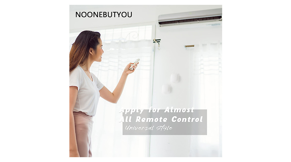 Wall Mount Remote Holders Set - No drills, No Mess, Easy Install