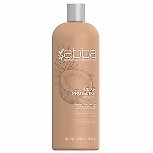 ABBA Color Protection Shampoo, Coconut Oil & Sage, 32 Fl Oz