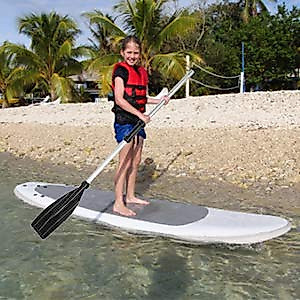 2Pcs Aluminium Alloy Kayak Paddles, Lightweight Detachable Ribbed Blade Kayak Boat Oars,Professional Row Boat Paddles with Anti-Slip Grip for Youth & Adult Canoeing Water