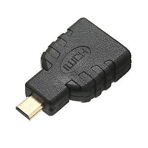 NEORTX Micro HDMI Adapter, Male to Female, HDMI Type-D to Type-A, 1080P Full HD Video, Gold Plated Connectors, Compatible with Laptops, Camcorders, Cameras, Tablets