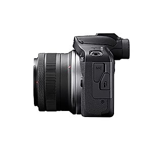 Canon EOS R100 RF-S18-45mm F4.5-6.3 is STM & RF-S55-210mm F5-7.1 is STM Lens Kit, Mirrorless Camera, RF Mount, 24.1 MP, Continuous Shooting, Full HD Video, 4K, Lightweight, Wi-Fi, Content Creation
