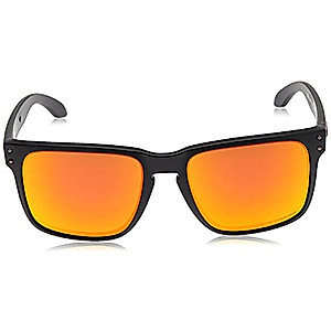 Oakley Men's OO9417 Holbrook XL Square Sunglasses, Matte Black/Prizm Ruby, 59 mm