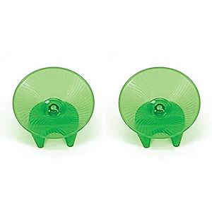 Ware Manufacturing Flying Saucer Exercise Wheel for Small Pets, 7 1/4-Inch - Colors May Vary .2 Pack 3282