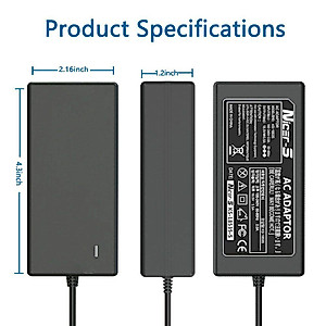 New AC DC Adapter Charger Replacement for 18V Big Blue Studio Wireless Bluetooth Speaker, Fit for Brookstone Big Blue Party Indoor-Outdoor Bluetooth Wireless Speaker 849504