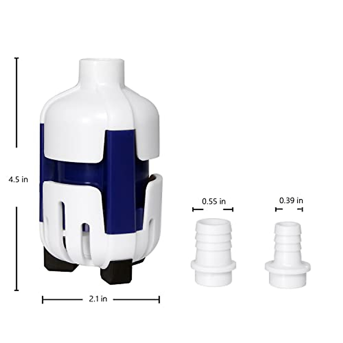 Return Pump for Saltwater Aquarium Sump, Nano Water Pump, DC 5V, 4W, 132GPH (500L/H), Indoor Use