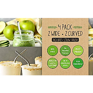 Stainless Steel Straws (Tall)