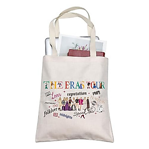 TOBGBE Gifts For Singer Music Lyric Inspired Tote Bag Album Name Tote Bag Singer's Merchandise Singer Fan Gifts (TER Tote)