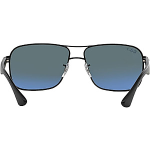 Ray-Ban Men's Rb3516 Metal Square Sunglasses