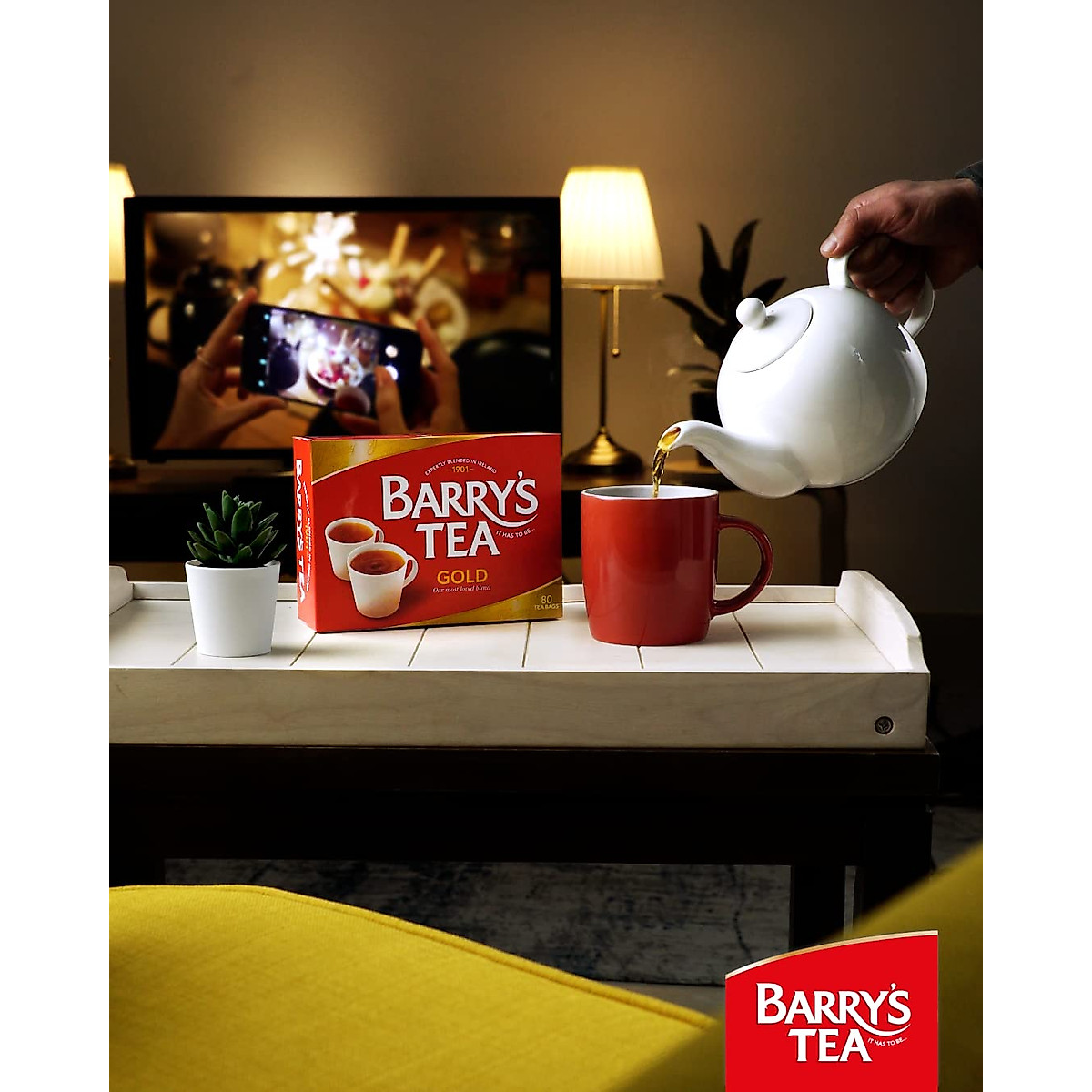 Barrys Tea Gold Blend Tea bags - 80 Count