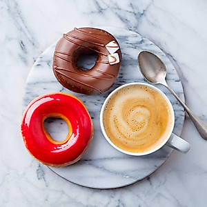 Fox Run 3840 Marble Lazy Susan, White